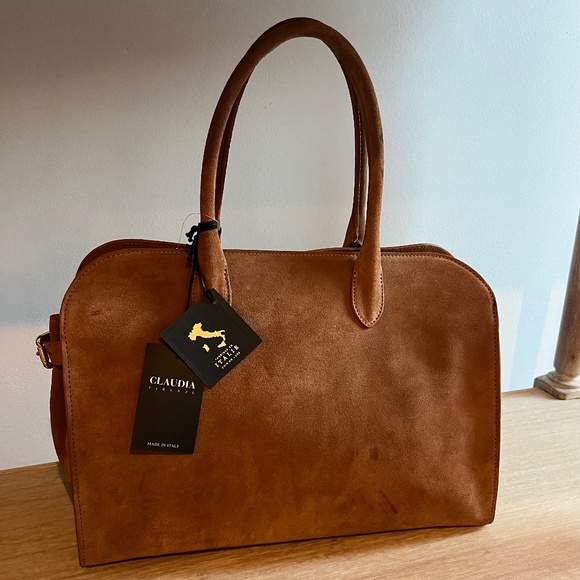Bags | Claudia Firenze Suede Bag | Poshmark